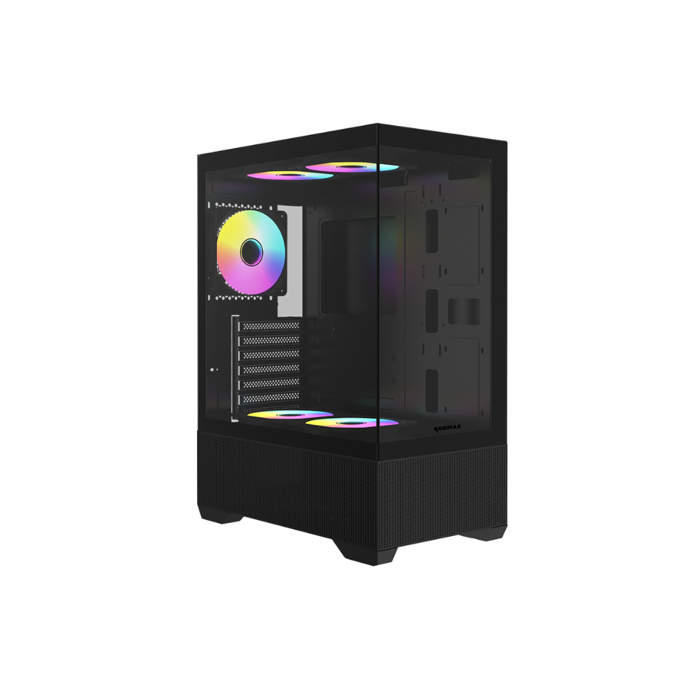 Chasis Infinita i802 Air | Case Gamer con Flujo de Aire Superior y Panel Mesh – Compufy